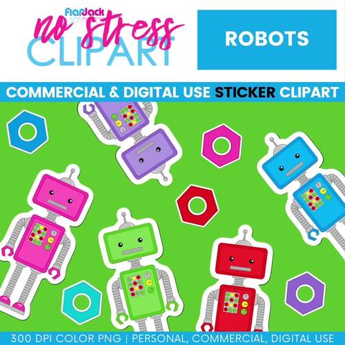 Sticker Clipart Fun Bundle 1 by FlapJack Educational Resources | TPT