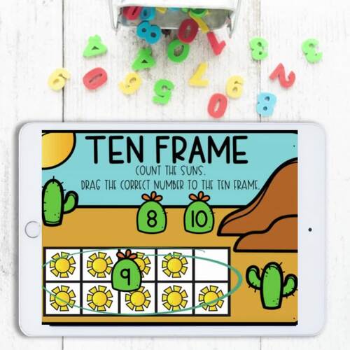 Counting With Ten Frames | Boom Cards™ Math Number Sense | TPT
