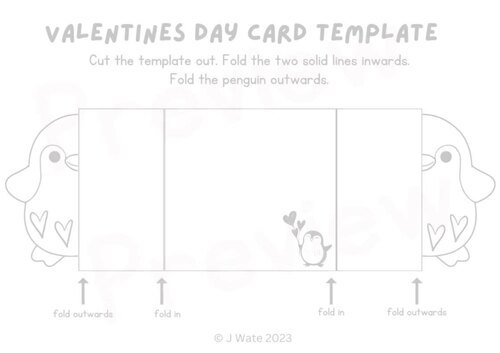Pop Up Valentine's Day Card Templates: 3D Friendship Craft Activity for ...
