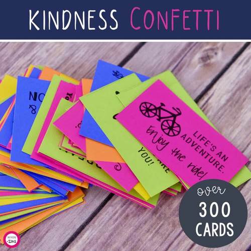Kindness Confetti® Cards Bundle Kindness Activity - Positive Notes for ...