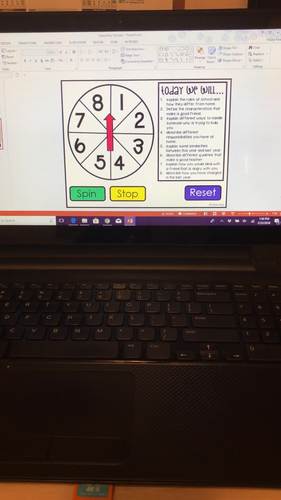 Writing Prompts Digital Spinner | TPT