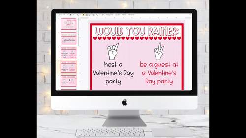VALENTINE'S DAY Party Games | Valentines Digital Activities by Just Ginger