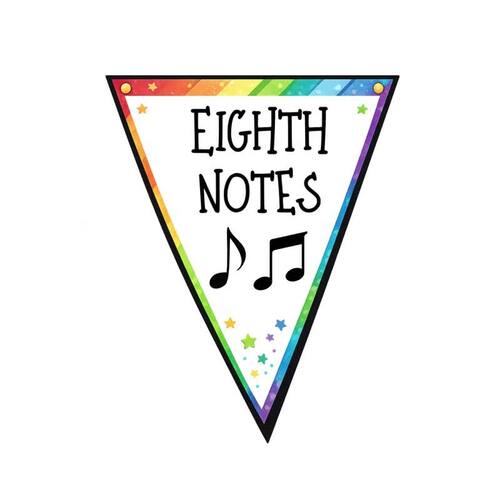 Beginning Music Rhythm Activities: Banner, Note Values, Rests, Game ...