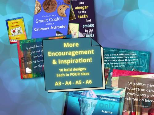 Music Motivation Posters & Cards – SET 2 by 88 Musical Keys | TpT