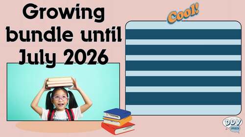 Middle School Speech Therapy Activities Monthly GROWING Bundle Games ...