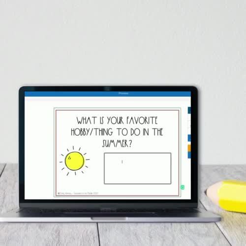 Summer School Getting to Know You Boom Cards by Educated in the Middle