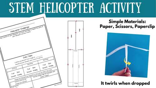 Wright Brothers Flip Book - Helicopter Science STEM Activity - Famous ...