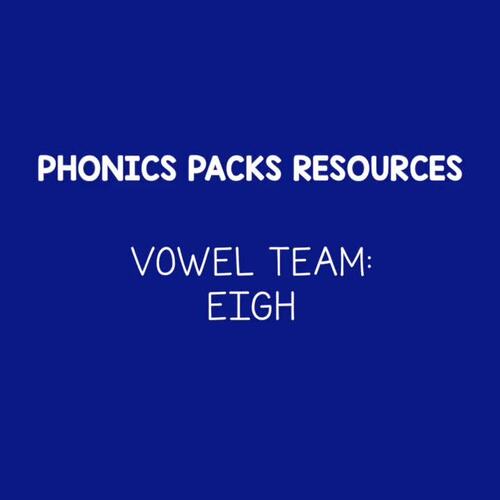 Vowel Team Activities EIGH for Orton-Gillingham Lessons | TPT