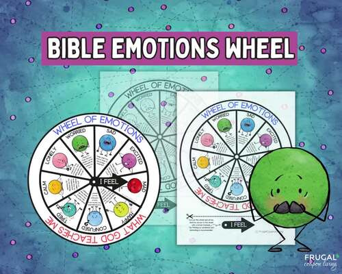 Biblical Emotions Craft Printables, Mindfulness with Christ Feelings ...