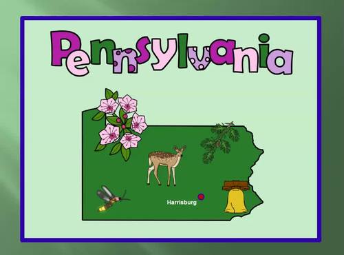 Pennsylvania An Introduction to the State PowerPoint State Symbols Etc