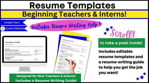 First Job Teacher Resume, Student Intern, Google Docs, Example Resume ...