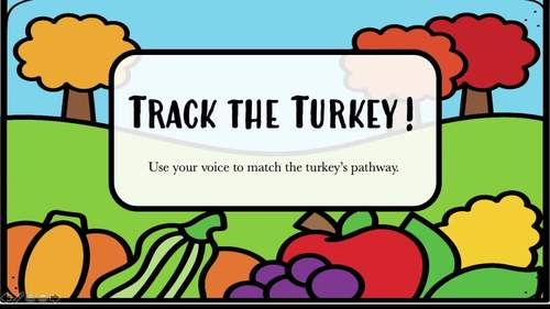 Track the Turkey: Thanksgiving Vocal Exploration Pathways | TPT