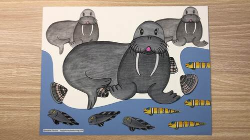 Walrus Directed Drawing | Science | Animal Classification | Pdfs | Video