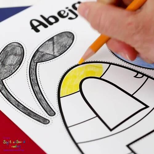 Spanish Alphabet: Animal Crafts |Capital and Lower Case A-Z | TPT