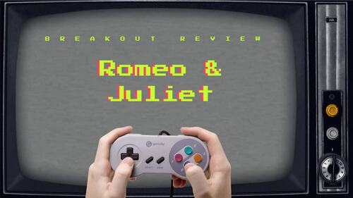Romeo and Juliet Game Pack - Review in a Fun and Engaging Way - Digital ...