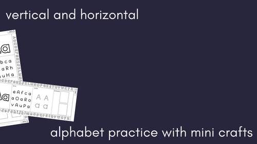 Letter crafts / Foldable alphabet activities / Writing practice and ...