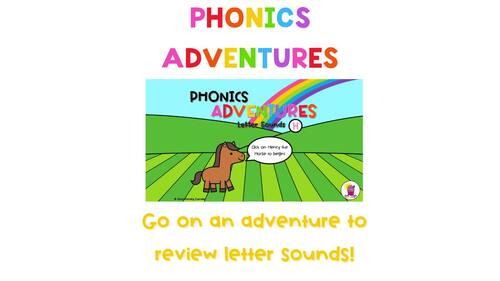 Digital Letter Sound Practice and Review Game | Phonics Adventures H