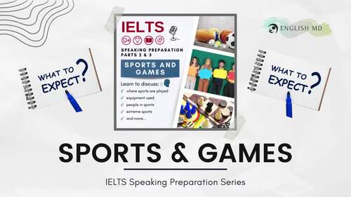 Sports and Games - IELTS Speaking Preparation (Parts 2 & 3) by English MD