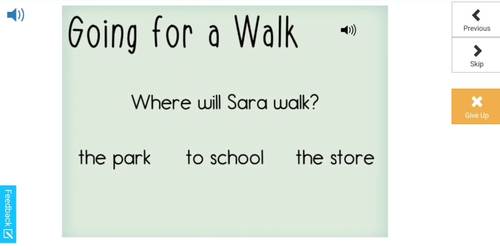 Read and Answer Comprehension Questions Digital Task Cards with BOOM Cards