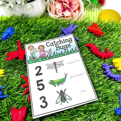 Catching Bugs Counting Activity & Insect Tally Mark Activity - Bug Math ...