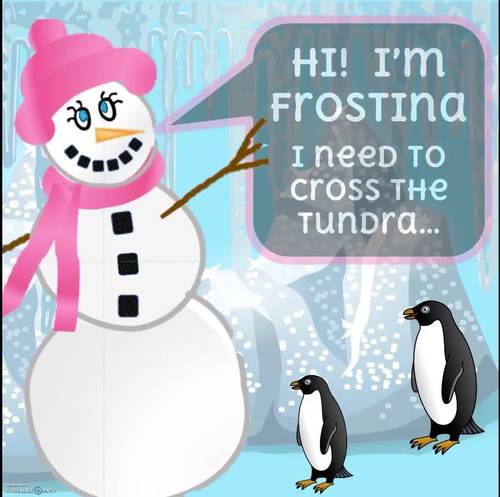 Add & Subtract Mixed Numbers DIGITAL MAZE | INSTANT FEEDBACK | WINTER SNOW