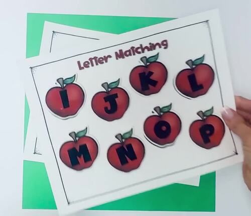Fall Apple Math & Literacy Activities: Preschool - Pre-K - Kindergarten ...