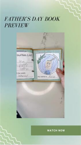 Father's Day Craft Paper Bag Gift by The Illuminated Classroom | TPT