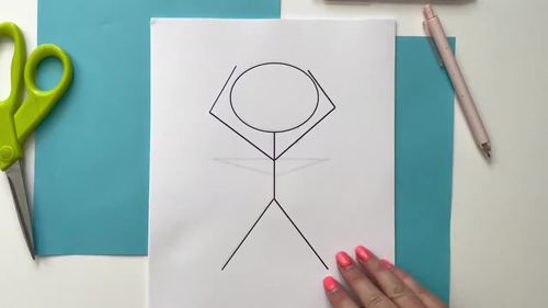 Stick Figure Statue Posters Deck 1 for Movement Activities in Music