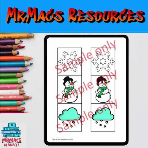 Winter Matching Game | Winter Picture Memory Match | 1st & 2nd Grades ...