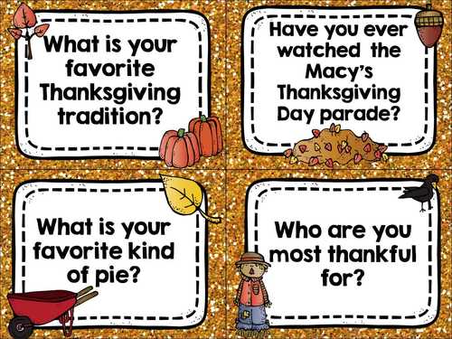 Thanksgiving Fan and Pick Cooperative Learning Activity by Page Products
