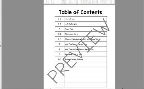 Big Ideas Math Interactive Notebook | Chapter 3 | Second Grade | TPT