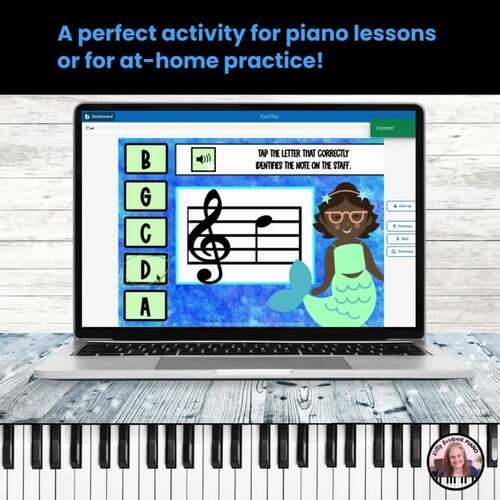 G Position Note Names on the Staff BOOM™ Cards Digital Flashcards with ...