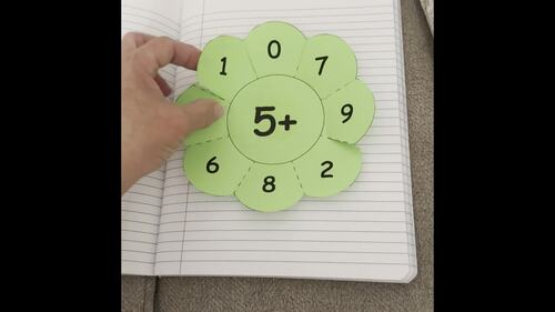 Math Kindergarten Addition Interactive Notebook Activity by Love2TeachKiz