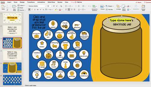 Gratitude Jar Activity- Digital & Printable by Gentry's Compassion Corner