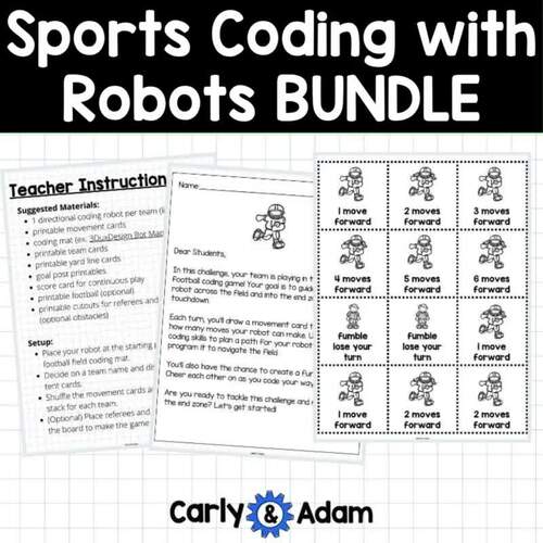 Sports Coding With Robots Bundle Football, Basketball, Soccer Robotics ...