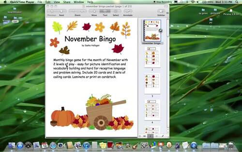 November Bingo by The Autism Helper | TPT