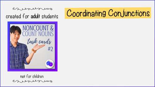 Count and Noncount Nouns #2 Adult ESL Grammar | Task Cards by Rike Neville