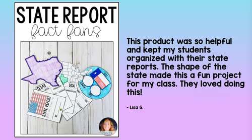 State Report Research Project - Templates for all 50 States - USA ...