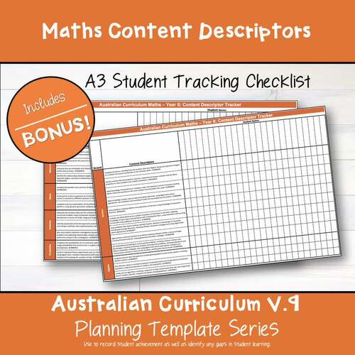 V9 Australian Curriculum MATHEMATICS Content Descriptor Overviews - Year 6