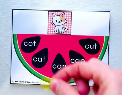 Kindergarten & 1st Grade Summer CVC, Blends & Digraphs – Literacy Center