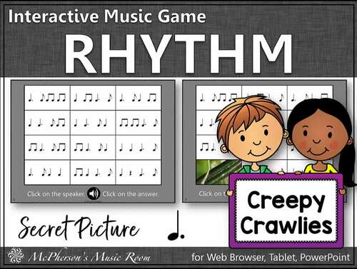 Interactive Rhythm Game Dotted Quarter Note Reveal Secret Picture ...