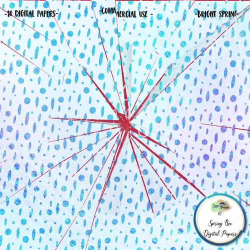 Bright Spring 12x12 Papers Vol 1 by Teach Elite | TPT