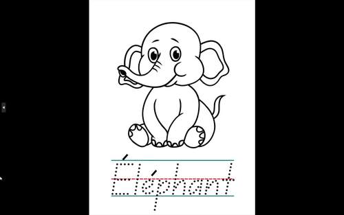 French Zoo Animals Worksheets for kids to color Animals & trace Words ...