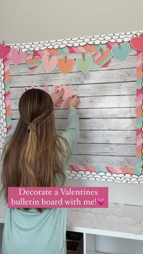 Valentines Bulletin Board Kit | English & Spanish Versions | Student ...