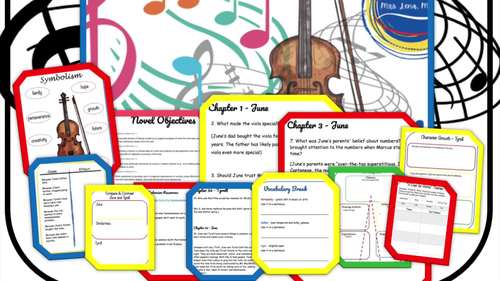 A Duet for Home by Glaser Novel Guide by Mrs Lena | TPT