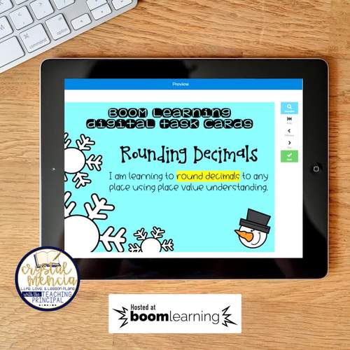5NBT4 Rounding Decimals (to Any Place) Boom Cards™ | Distance Learning ...