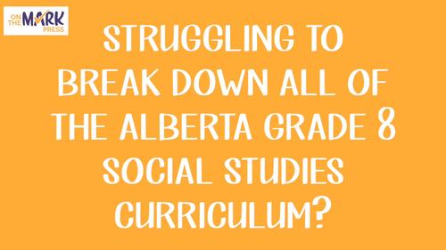 Alberta Grade 8 Social Studies: Historical Worldviews Examined | TPT