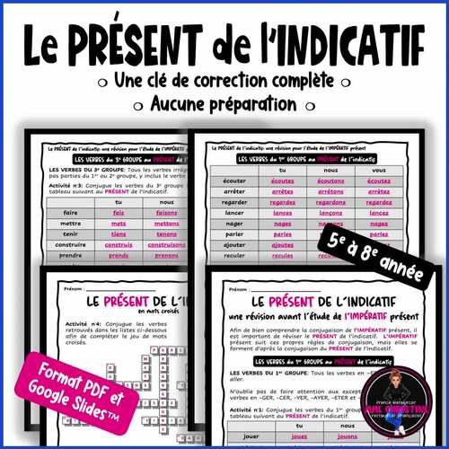 Verbes à l'impératif présent I 2 cahiers d'activités 2 jeux mots cachés ...