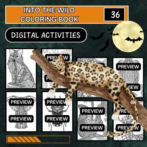 Into The Wild Coloring Book – Adventure and Wilderness Scenes for All Ages