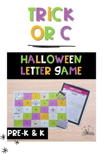 Halloween Themed Letter Identification & Sounds Intervention or Center ...